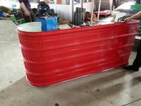China Curved Roof Panel Machine 0.2-0.7mm Thickness 1000mm Width with PLC Control 3.7KW Hydraulic System for sale