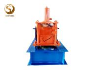 China Aluminum Roofing Ridge Cap Roll Forming Machine 300-500mm Width 5.5kW Motor For Metal Roofing Systems for sale