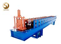 China Aluminum Roofing Ridge Cap Roll Forming Machine 300-500mm Width 5.5kW Motor For Metal Roofing Systems for sale