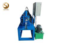 China Custom C Type Steel Bracket Roll Forming Machine with Punching Device - 350mm Width, 20 Roller Steps for sale