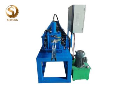 China OEM Steel Structure C Type Roll Forming Machine with Punching System - 350mm Width, 20 Roller Steps for sale