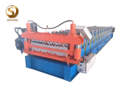 China 5.5kW Motor Double Layer Roll Forming Machine with 1200mm Width and 16-Step Forming System for sale