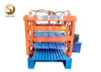 China Galvanized Steel Coil Three Layer Metal Roof Deck Iron Sheet Making Machine 1200mm Width 0.3-0.8mm Thickness for sale