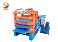 China Three Layers Roofing Sheet Roll Forming Machine for Steel Roof Production - 1200mm Width, 0.3-0.8mm Thickness for sale