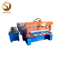 China 840 Type Aluminium Profile Roll Forming Machine 1000mm Width 8-12 m/min Speed for Metal Panel Production for sale