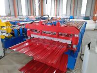 China 1000 New Type Aluminum Roof Sheet Roll Forming Machine 1200mm Width 0.2-0.8mm Thickness 380V Industrial for sale