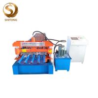 China 686 design auto high quality used sheet metal roof cold roll forming machine for sale