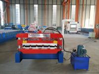 China 1050 color coated galvanized roof sheet roll forming machine made in China for sale
