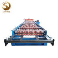 China steel profile colored sheet metal roof panel bend making machine for sale