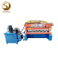 China trapezoidal roof sheet wall panel steel profile roll former  production line  equipment for sale