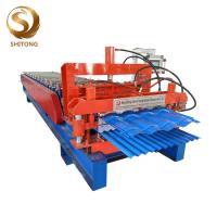 China Double Deck Roofing Roll Forming Machine for Corrugated & IBR Profiles - 0.2-0.8mm Thickness, 5700mm Length for sale