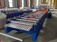 China trapezoidal four ribs roofing sheets roll forming machine made in China for sale