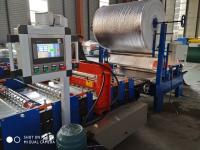 China trapezoidal galvanized roofing panels rolls forming machine with film laminating for sale