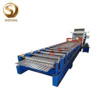 China trapezoidal metal tin roofing panel roll forming machine suppliers for sale