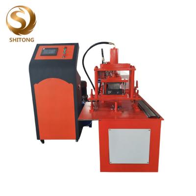 China Fully Automatic Roller Shutter Door End Slat Roll Forming Machine 15-20m/min 4KW with PLC Control for sale