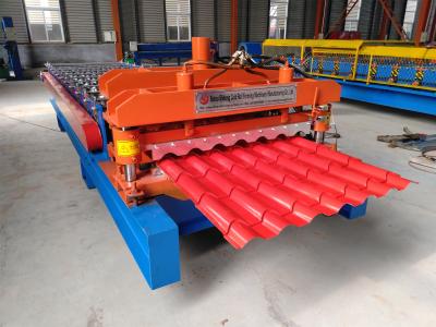 China 960 Automatic Glazed Tiles Roof Sheet Forming Machine 1200mm Width 7.5kW Power for GI/PPGI/PPGL Materials for sale