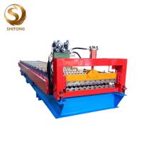 China Corrugated Color Steel Sheet Roll Forming Machine 0.3-1.0mm Thickness 8-12 m/min Speed for sale