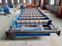 China 900 color coated steel roofing tile making machine roll forming machine for sale