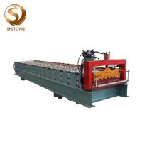 China Corrugated Metal Roofing Sheet Making Machine 0.3-1.0mm Thickness 8-12 m/min Speed for sale