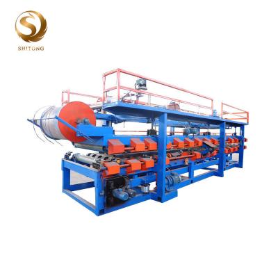 China Rock Wool EPS Sandwich Panel Production Line - 8-10m/min Speed, 50-250mm Thickness Range for sale