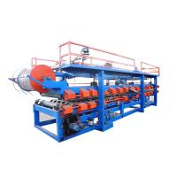 China Rock Wool Sandwich Panel Production Line with 8-10m/min Speed, 50-250mm Thickness for Construction Panels for sale