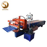 China 2019 new design step tiles roofing cold sheet making machine from China for sale