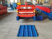 China metal galvanized material roof tile sheet roll forming equipment supplier for sale