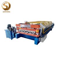 China automatic trapezoidal PPGL steel  wall and roof forming machine for sale