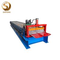 China Standing Seam Roofing Sheet Roll Forming Machine 0.3-0.8mm Thickness 20-25 m/min Speed for sale