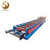 China clip locked cold aluminum metal  sheet roof steel  roll forming machine for sale