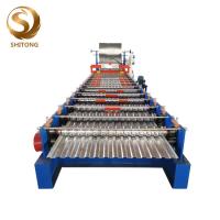 China high quality color steel panel galvanized metal aluminum glazed trapezoidal sheet making machine for sale