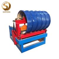 China Automatic Colored Crimping Arch Panel Roll Forming Machine 0.2-0.7mm Thickness 1000mm Width for sale