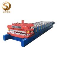 China full automatic cold steel  metal tile roof foll forming machine production line for sale