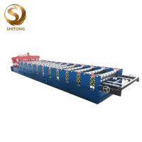 China full automatic cold steel  metal tile roof foll forming machine production line for sale