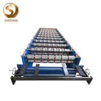 China full automatic cold steel  metal tile roof foll forming machine production line for sale