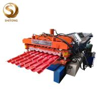 China glazed molding metal roofing steel  roll forming machine production line for sale for sale