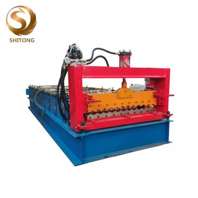 China aluminum sheet steel  corrugation corrugated plate forming production line for sale