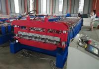 China 1000 model galvanized colored steel trapezoidal roof sheet roll forming machine for sale