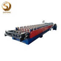 China hot sale metal roof tile and glazed tile iron sheet  steel double deck roll forming machine for sale