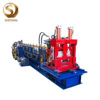 China Z Shape Purlin Roll Forming Machine 1-3mm Thickness 10-15m/min Production Speed with PLC Control System for sale