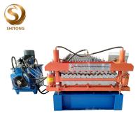 China hydraulic drive double layer full automatic roll forming machine for sale