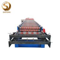 China hydraulic drive double layer full automatic roll forming machine for sale