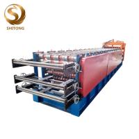 China Three Layer Roof and Wall Panel Roll Forming Machine 1220mm Width 5.5kW Power for GI/PPGI/PPGL Materials for sale