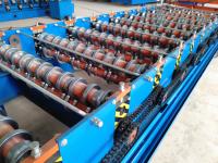 China 1000 model galvanized steel roof sheet metal trapezoidal roll forming machine for sale