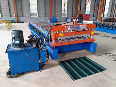 China 1000 model aluminium trapezoidal roofing sheet colored roll forming machine for sale