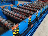 China 1000 model trapezoidal roof sheet colored steel roll forming machine for sale