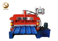 China glazed galvanized roofing sheet metal tile roll forming manufacturing machine for sale