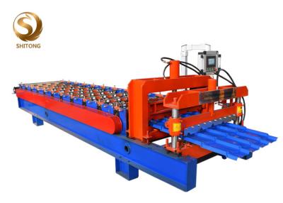 China Full automatic ppgi cold steel metal glazed roof tiel sheet roll forming machine for sale