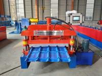 China 840 model colored steel sheet  glazed tile roll forming machine for sale