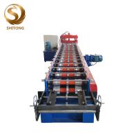 China Glazed Aluminum Metal Roof Ridge Cap Tile Roll Forming Machine | 0.3-1.0mm Thickness | 8-12 m/min Speed for sale